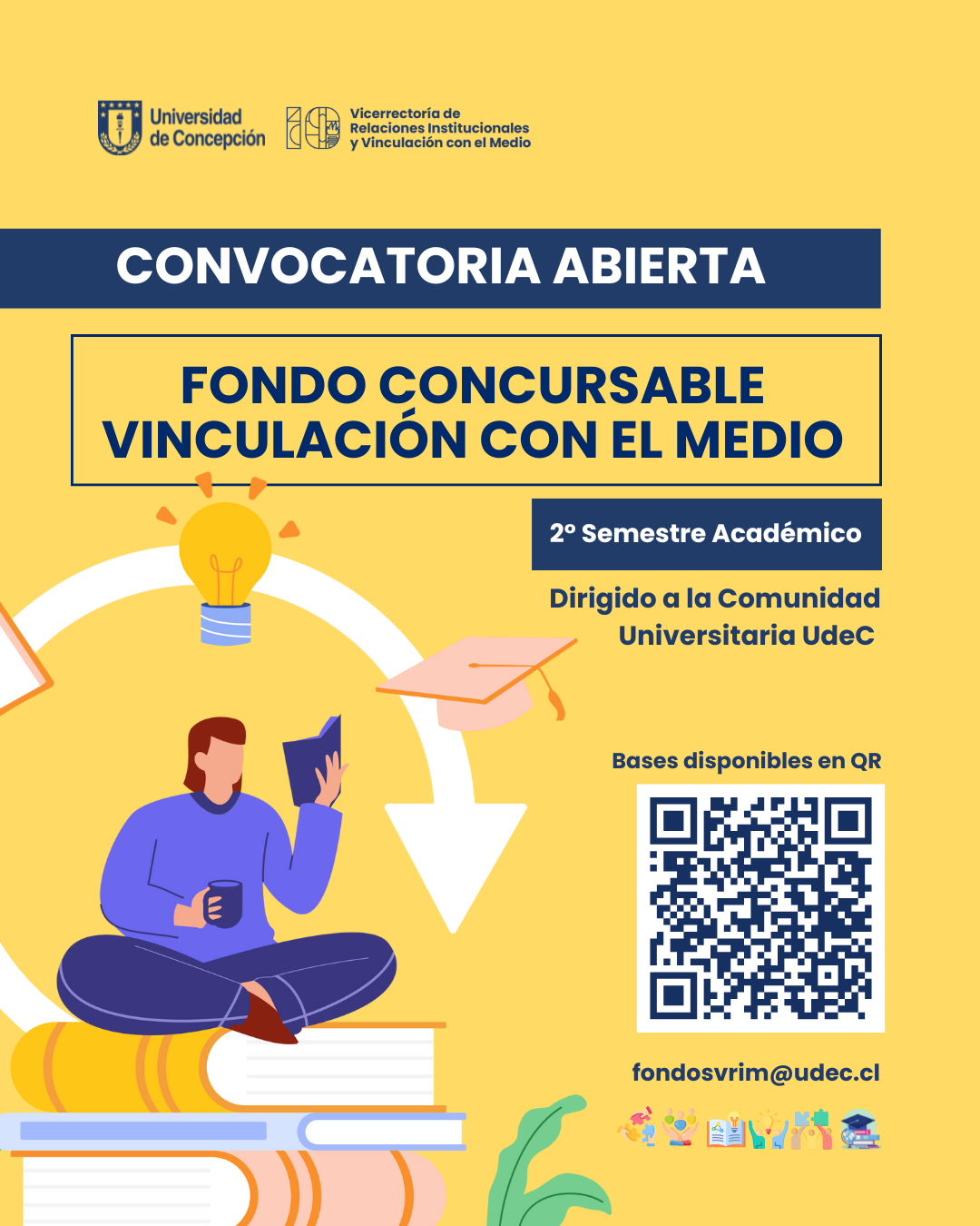 VRIM abre la segunda convocatoria 2025 del Fondo Concursable de Vinculación con el Medio | vrim2 ...